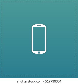 Phone Icon Vector Flat Simple White 스톡 벡터(로열티 프리) 564210625 | Shutterstock