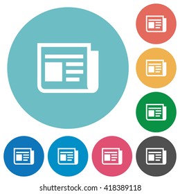 Blue_round_news_icon Images, Stock Photos & Vectors | Shutterstock