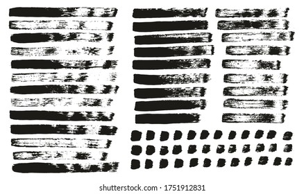 Vector Paint Art Brush Bundle Design Stock Vector (Royalty Free) 631681634