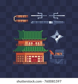 249 imágenes de Pixel art ninja - Imágenes, fotos y vectores de stock ...