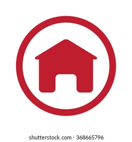 132,415 House circle icon Images, Stock Photos & Vectors | Shutterstock