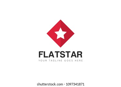 Red Shooting Star Logo Vector Stock Vector (Royalty Free) 1593863392
