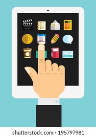 97,308 Tablet Cartoon Images, Stock Photos & Vectors | Shutterstock