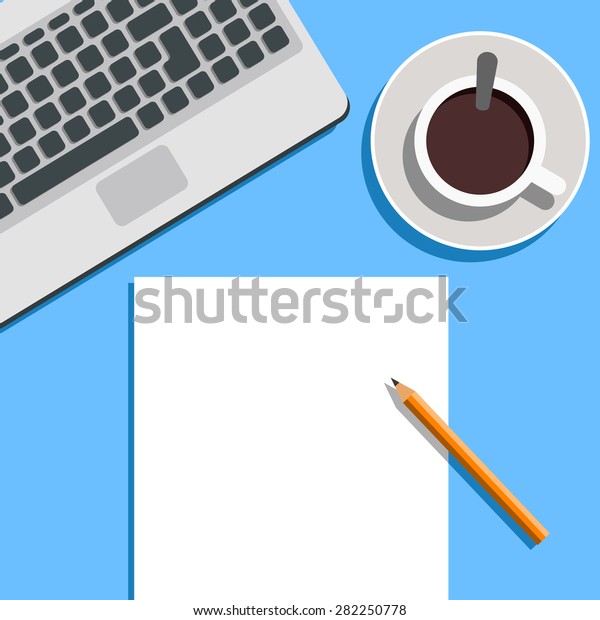Flat Style Modern Design Top View Stock Vector (Royalty Free) 282250778 ...