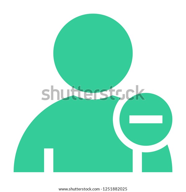 Flat User Icon Member Sign Avatar Stock Vector (Royalty Free ...
