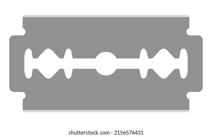 Flat Vector Illustration Razor Blade Stock Vector (Royalty Free ...