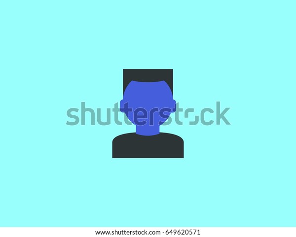 Flat Vector Male Illustration Icon Stock Vector (Royalty Free ...