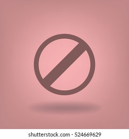 Flat Vector Stop Sign Icon Stock Vector (Royalty Free) 524669629 ...
