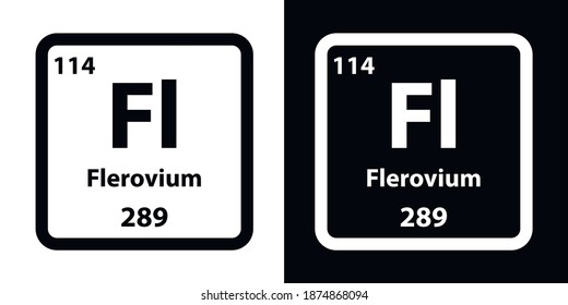 Iron Fe Chemical Element Icon Chemical Stock Vector (Royalty Free ...