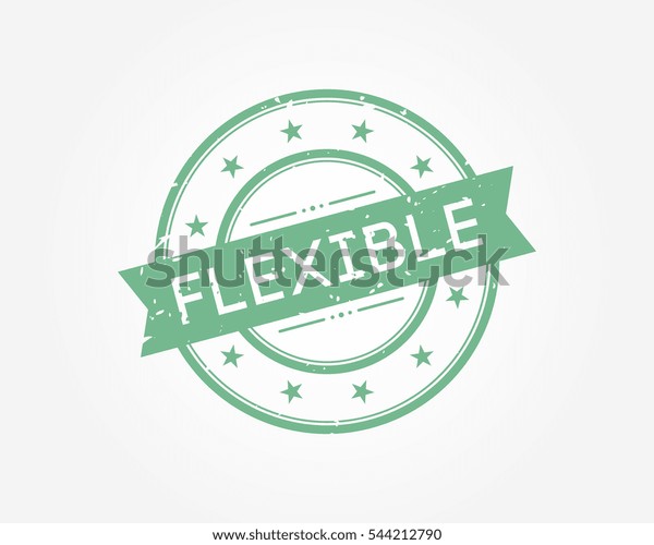 Flexible Green Stamp Sign Vector Illustration Stock Vector (Royalty ...