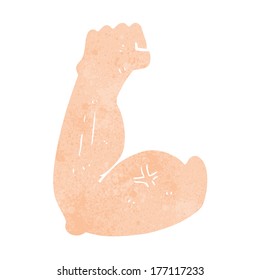 Flexing Bicep Cartoon Stock Vector (Royalty Free) 177117233