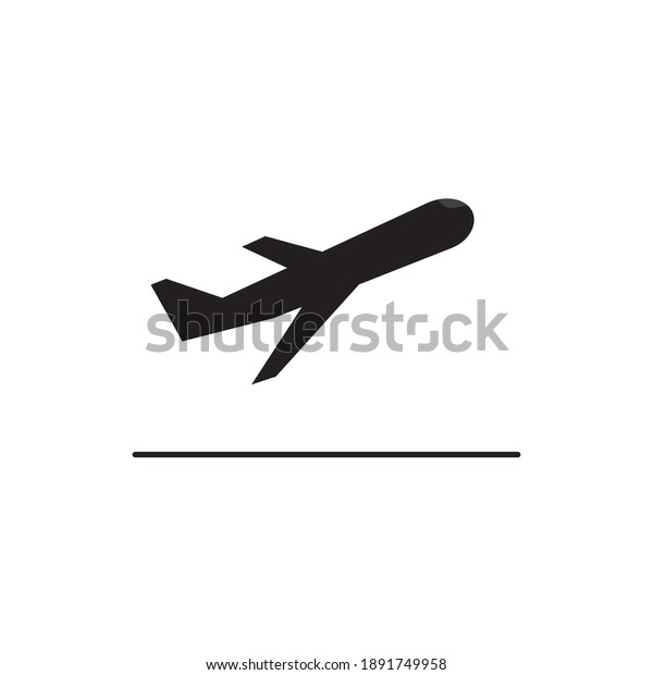 Flight Icon Collection High Quality Black Stock Vector (Royalty Free ...