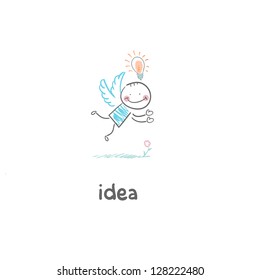 Flight Ideas Illustration Stock Illustration 133438637 | Shutterstock