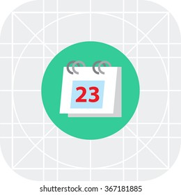 Flip Calendar Icon Stock Vector (Royalty Free) 367181885 | Shutterstock