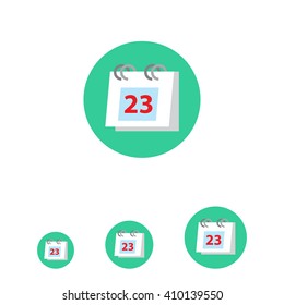Flip Calendar Icon Stock Vector (Royalty Free) 410139550 | Shutterstock
