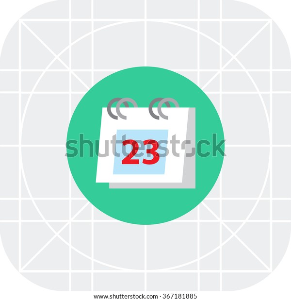 Flip Calendar Icon Stock Vector (Royalty Free) 367181885 | Shutterstock