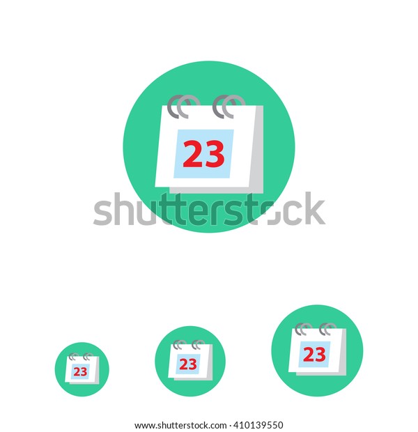 Flip Calendar Icon Stock Vector (Royalty Free) 410139550 | Shutterstock