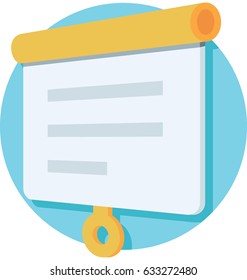 Flip Chart Vector Icon Stock Vector (Royalty Free) 633272480 | Shutterstock