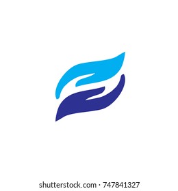 Flip Hand Icon Logo Stock Vector (Royalty Free) 747841327 | Shutterstock