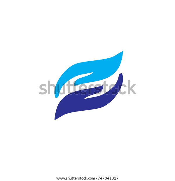 Flip Hand Icon Logo Stock Vector (Royalty Free) 747841327 | Shutterstock