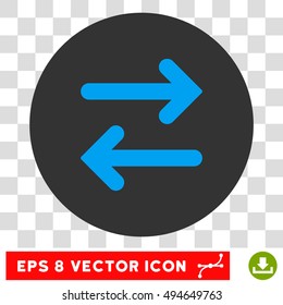 Flip Horizontally Round Icon Vector Eps Stock Vector (Royalty Free ...