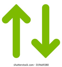 Red Green Down Arrows Growth Decline Stock Vector (Royalty Free) 256775971 | Shutterstock
