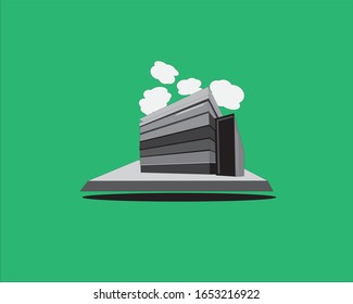 Floating Building Green Screen Stock Vector (Royalty Free) 1653216922 ...