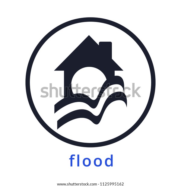 Flood Logo Modern Flat Cartoons Style Stock Vector (Royalty Free ...
