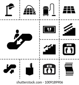 Floor Icons Set 13 Editable Filled Stock Vector (Royalty Free ...