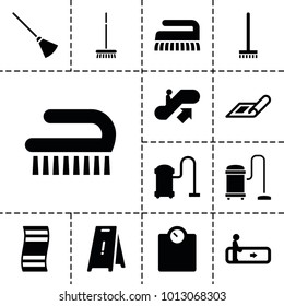 Floor Icons Set 13 Editable Filled Stock Vector (Royalty Free ...