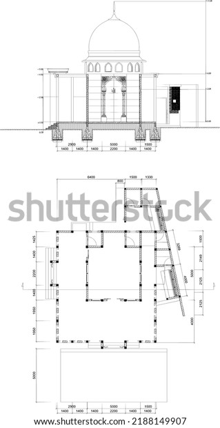 62 Mosque Sketch Plan Stock Vectors, Images & Vector Art | Shutterstock