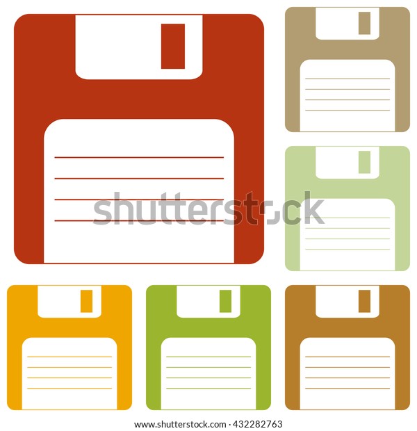 Floppy Disk Sign Stock Vector (Royalty Free) 432282763 | Shutterstock