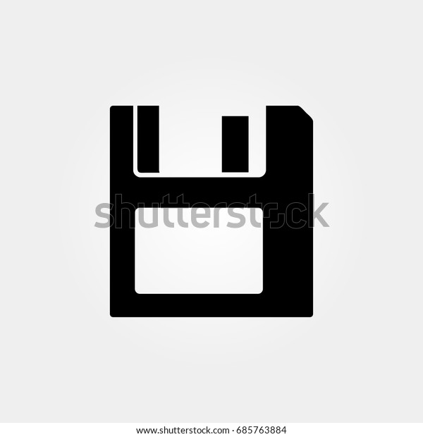 Floppy Icon Vector Sign Symbol On Stock Vector (Royalty Free) 685763884 ...