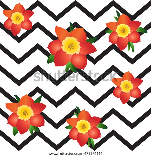 Floral Abstract Background Vector Illustration Flowers Stock Vector ...