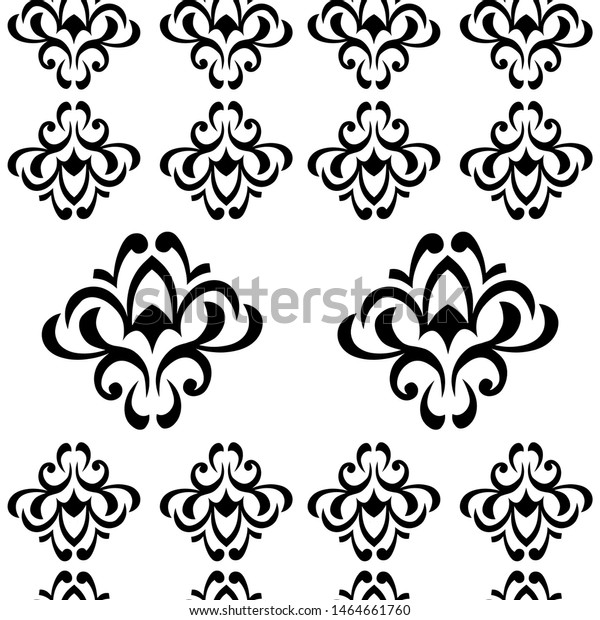 Floral Border Design Concept Indian Traditional Stock Vector (Royalty ...