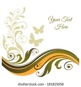 Floral Graphic Design Stock Vector (Royalty Free) 181825058 | Shutterstock