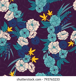Indonesian Batik Motifs Very Distinct Flora Stock Vector (Royalty Free ...