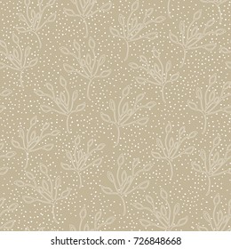Floral Pattern On Soft Color Background Stock Vector (Royalty Free ...