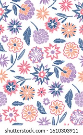 Floral Pattern Neck Line Designs Vector Stock Vector (Royalty Free ...