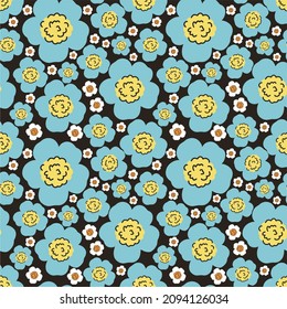 7,008 Blue Flower Motive On White Images, Stock Photos & Vectors ...