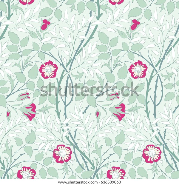 Floral Seamless Pattern Modern Seamless Pattern Stock Vector (Royalty ...