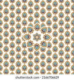 Floral Textile Pattern Pakistani Textile Design Stock Vector (Royalty ...