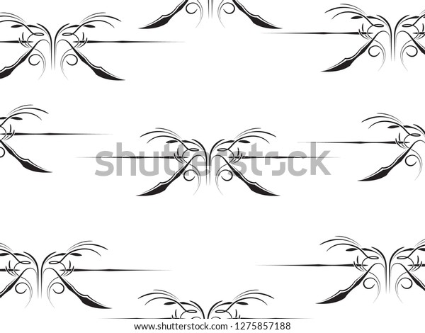 Florid Vector Banner Presentation Wallpaper Purposes: vector de stock ...