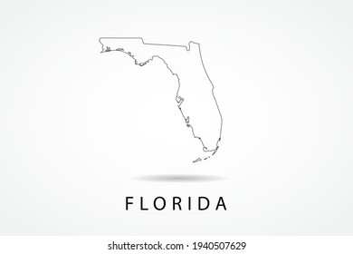 818 Florida Map Logo Images, Stock Photos & Vectors | Shutterstock