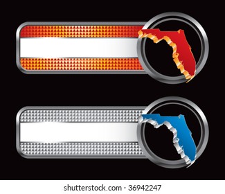 Florida State Shape Specialized Banners Stock Vector (Royalty Free ...