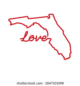 1,146 Florida Line Drawing Images, Stock Photos & Vectors | Shutterstock