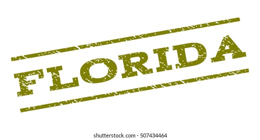 Florida Watermark Stamp Text Caption Between Stock Vector (Royalty Free ...