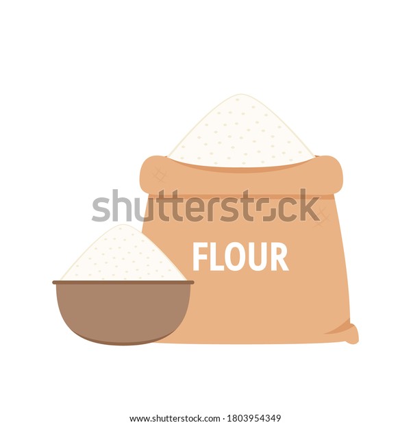 Flour Vector Rice Symbol Vector Rice Stock Vector (Royalty Free ...