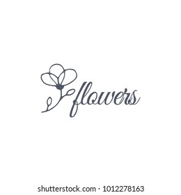 Flourish Vector Logo Sign Element Template Stock Vector (Royalty Free ...