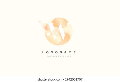 Flow Letter W Logo Design Vector Stock Vector (Royalty Free) 1942001707 ...